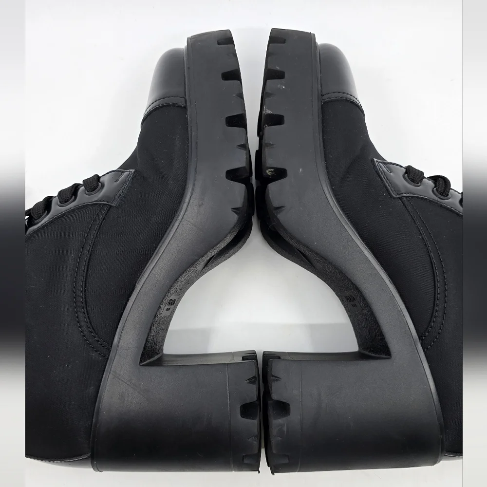 Prada | Shoes | Prada Brixxen Renylon Combat Boot | Poshmark